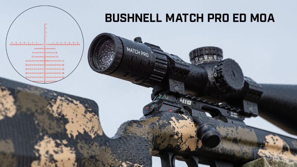 Bushnell Match Pro ED 5-30x56 FFP Riflescope Adds MOA Variant