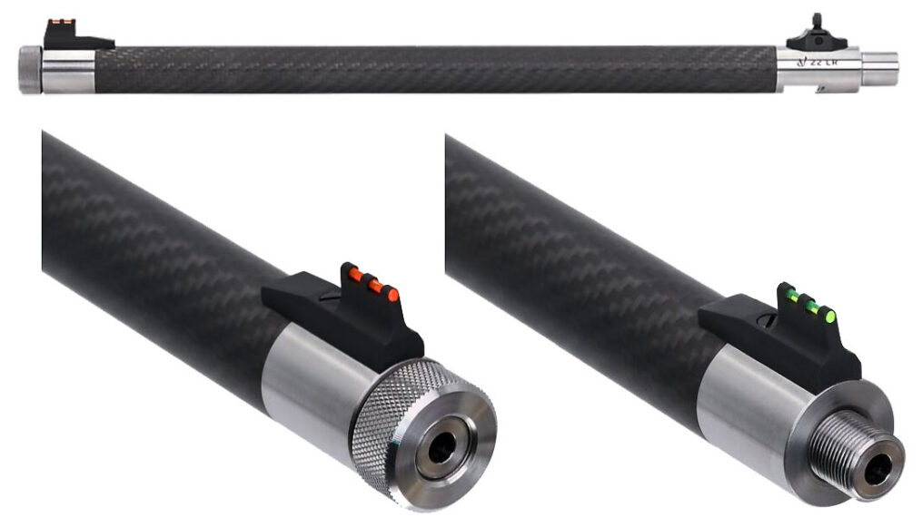 The Volquartsen Lightweight 10/22 Barrel with Open Sights