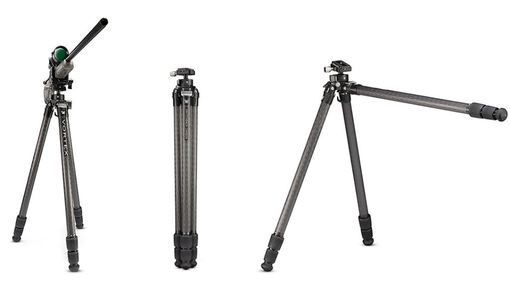 The Vortex Switchback Tripod in Lightweight Carbon Fiber