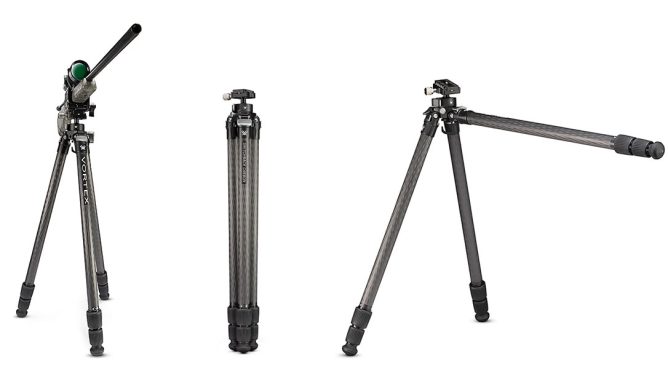 The Vortex Switchback Tripod in Lightweight Carbon Fiber