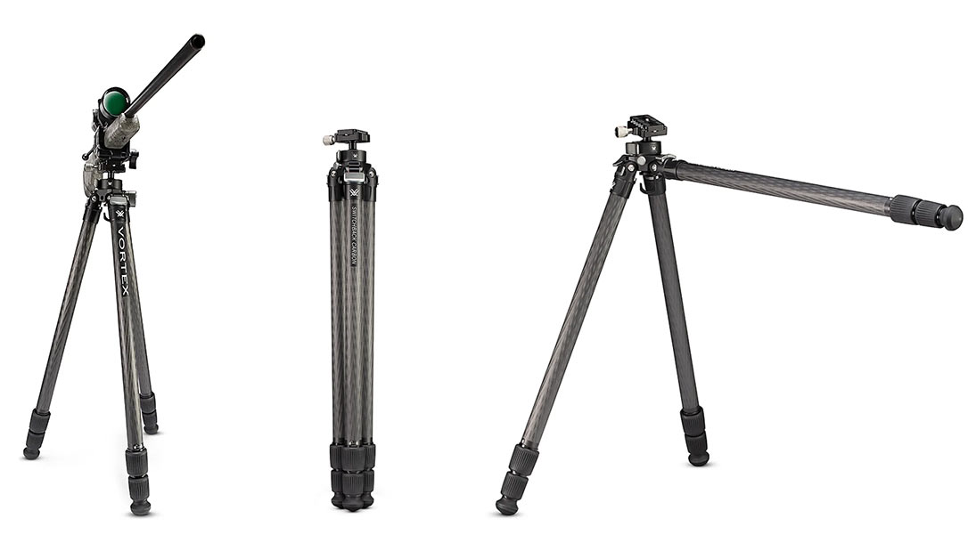 The Vortex Switchback Tripod in Lightweight Carbon Fiber