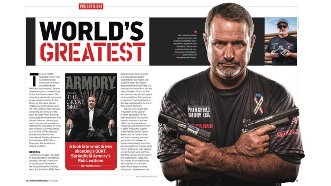 One-on-One With 'The Great One,' Rob Leatham & the Echelon