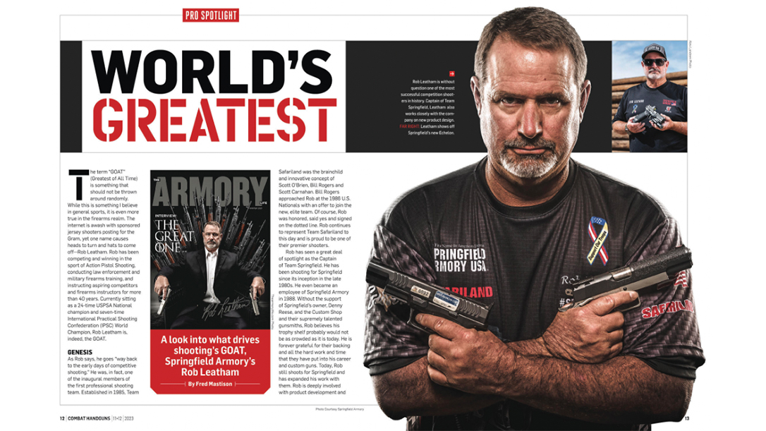 One-on-One With 'The Great One,' Rob Leatham & the Echelon