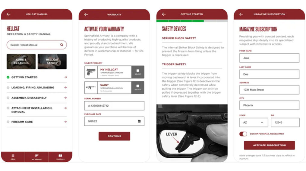 Springfield Armory Mobile App Available for iPhone and Android