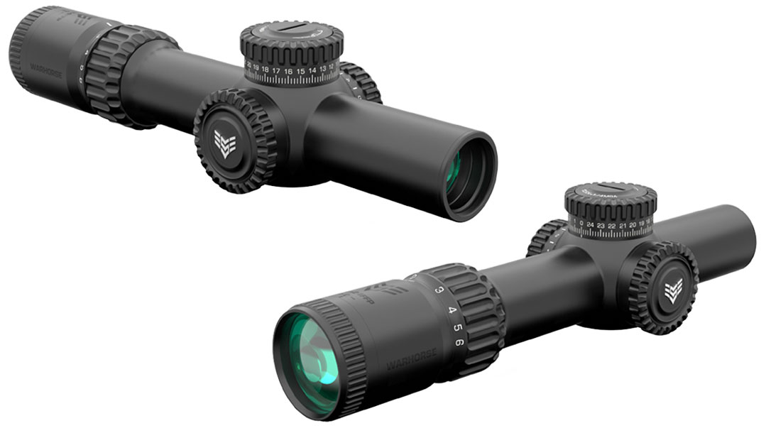 The Swampfox Warhorse 1-6x FFP LPVO Riflescope