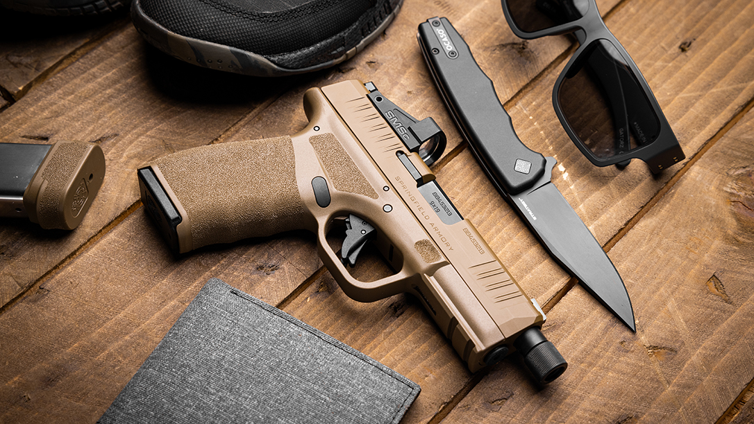 Springfield Armory Hellcat Pro OSP Threaded in Desert FDE Finish