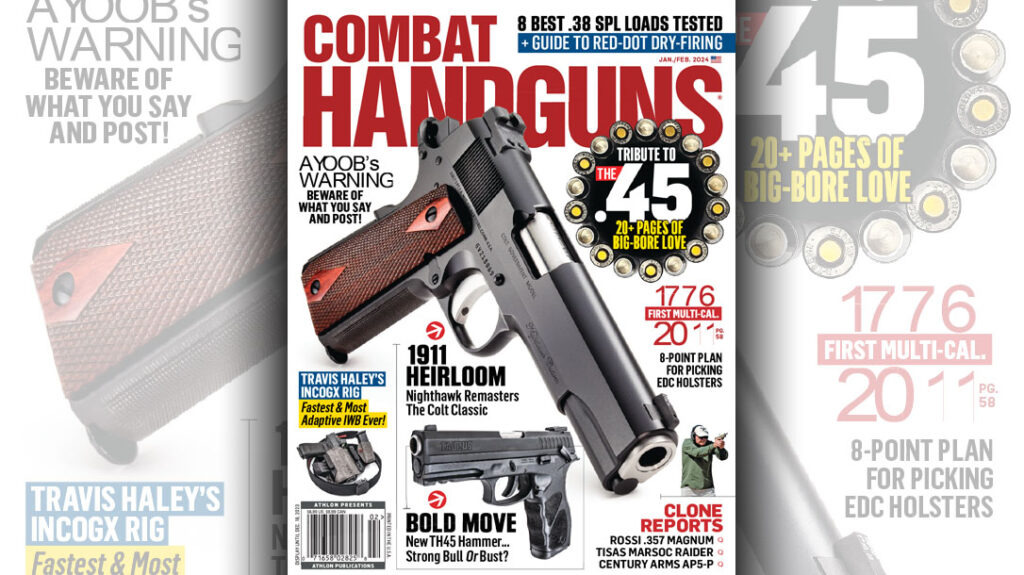 Combat Handguns Jan/Feb 2024: 45 Years in Print