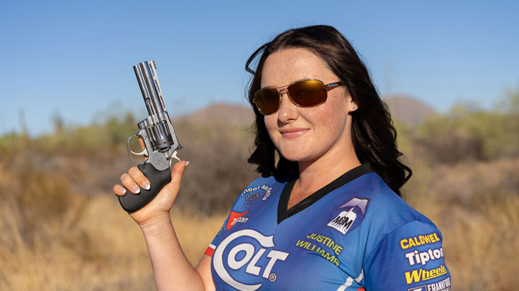Colt King Cobra Target 22LR Review - Featuring Justine Williams