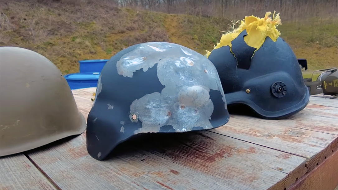 Watch Adept Armor's NovaSteel Helmet Withstand Direct Shots