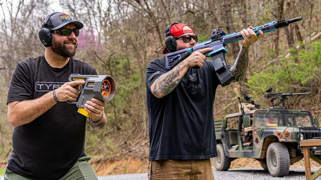 Caldwell ClayCopter Launcher: Genius, Nerf Gun-Like Shotgun Fun