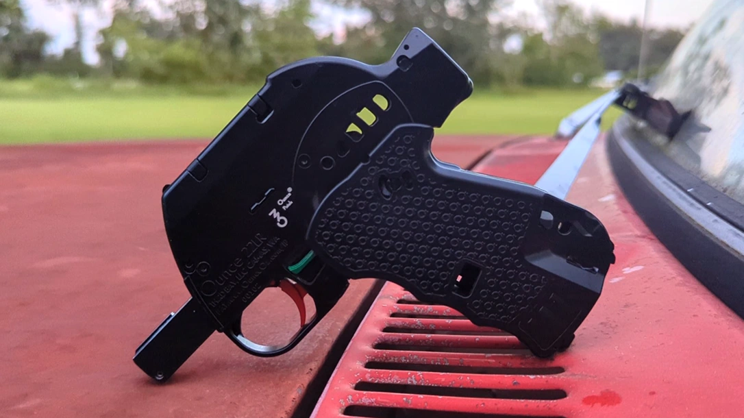 The Ounce Pistol: A Folding, Semi-Auto, .22LR Bullpup?
